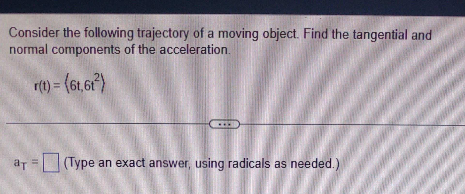 Solved Consider the following trajectory of a moving object. | Chegg.com