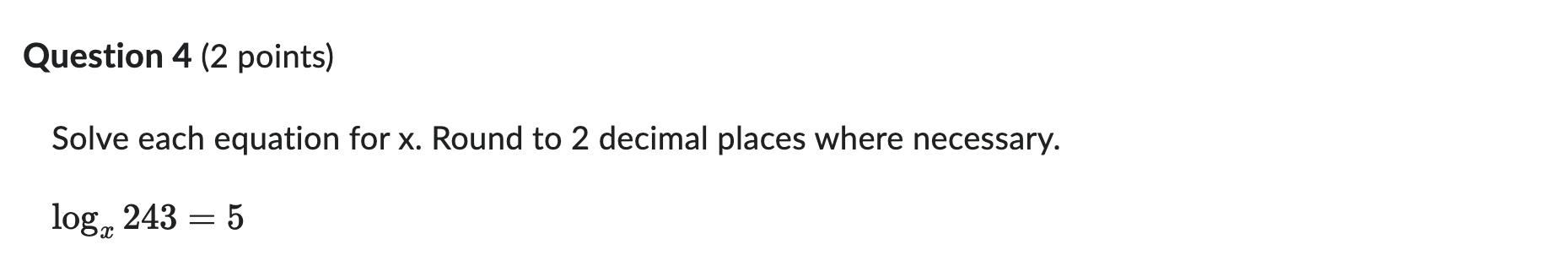 Solved Question 4 (2 ﻿points)PLEASE SOLVE THESE 3 ﻿LITTLE | Chegg.com