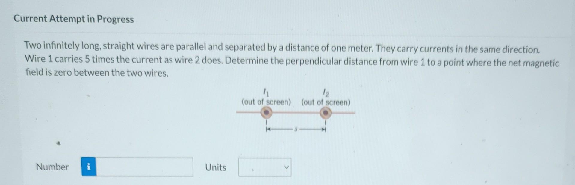 Solved Two infinitely long, straight wires are parallel and | Chegg.com