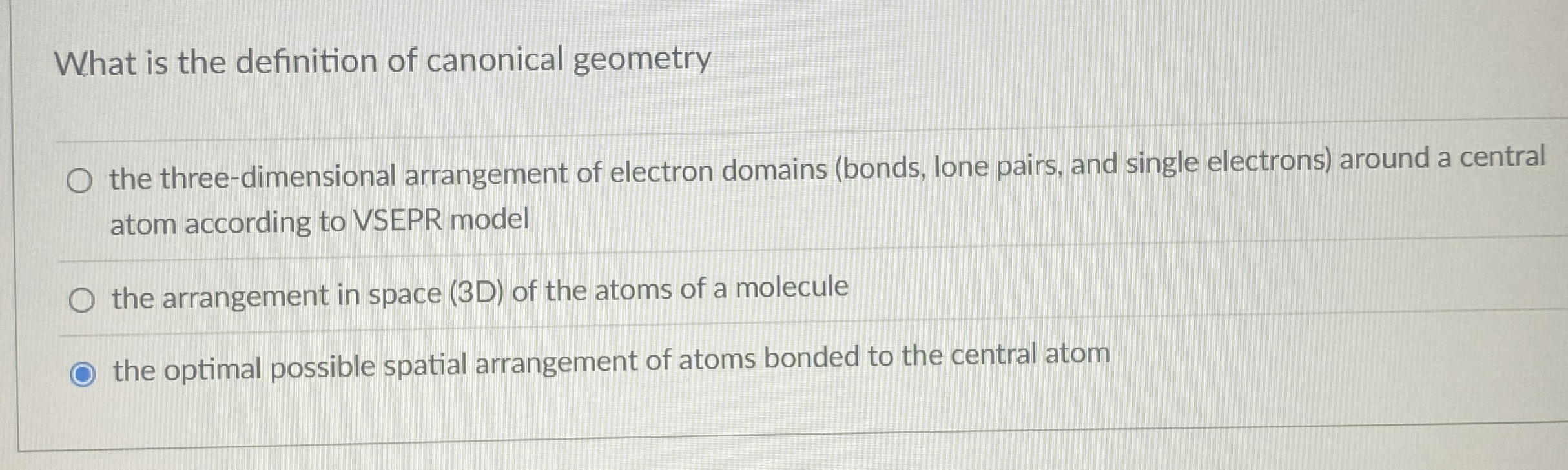 Solved What is the definition of canonical geometrythe | Chegg.com