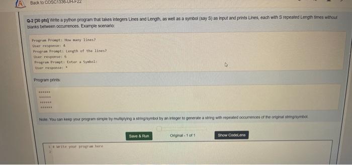 Solved -2. [30 pts] Wine a python program that takes | Chegg.com