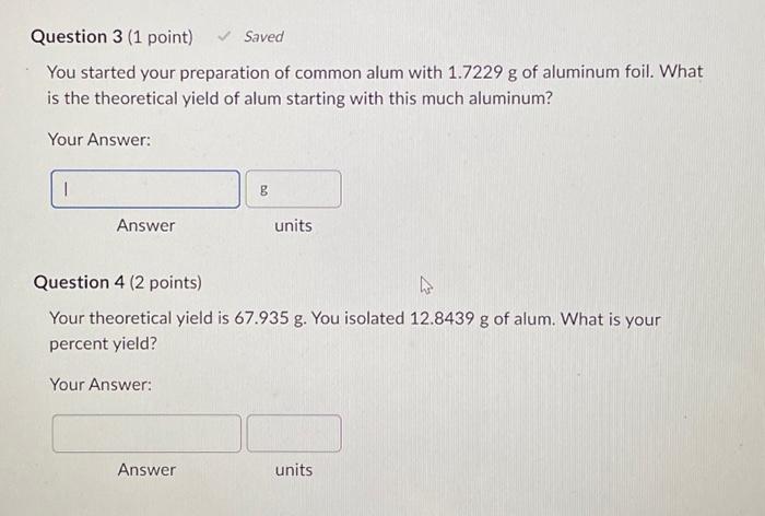 Solved Question 3 (1 point) You started your preparation of | Chegg.com