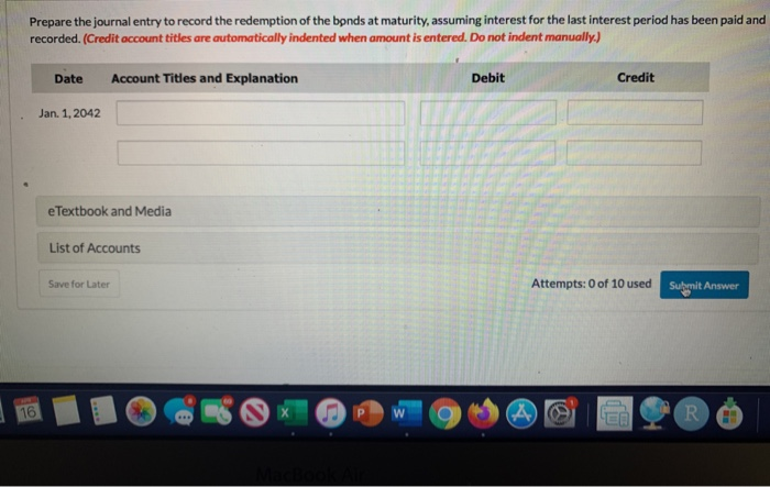 Solved Prepare the journal entry to record the redemption of | Chegg.com