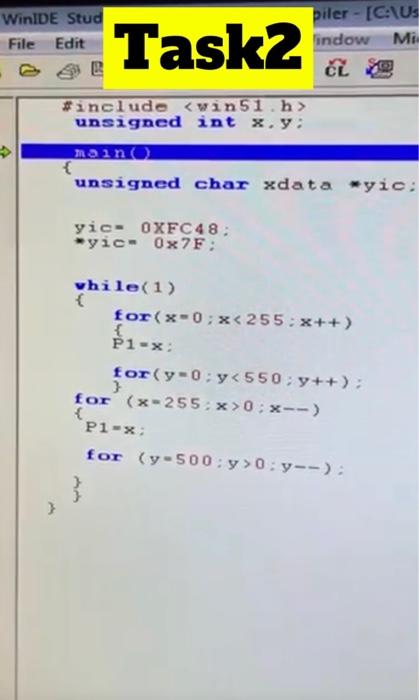 Solved Q2. What will be the modification in the code (task | Chegg.com