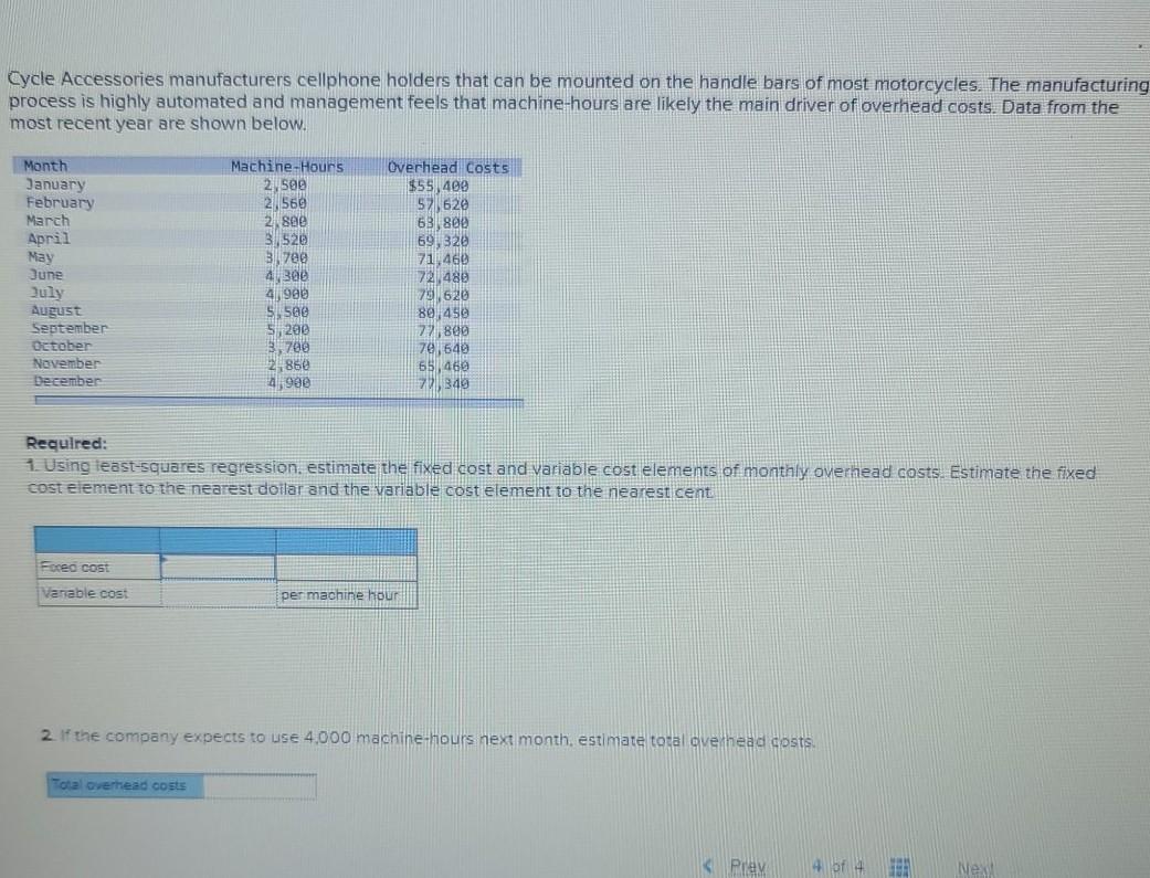 Solved 1. Using the least-squares regression, estimate the | Chegg.com
