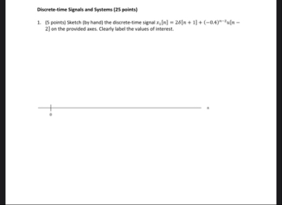 Solved Discrete-time Signals and 5ystems (25 ﻿points)(5 | Chegg.com