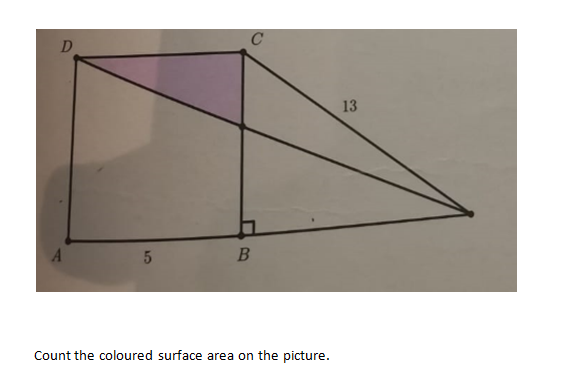 Solved Count the coloured surface arealon the picture.Count | Chegg.com