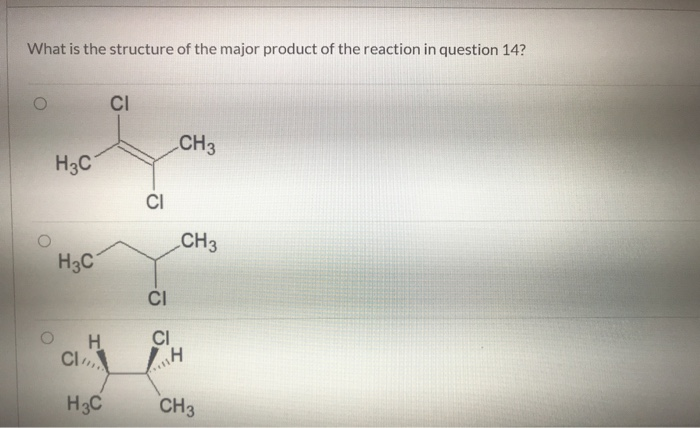 Solved For the reaction of (Z) 2-butene with Cl2, which of | Chegg.com