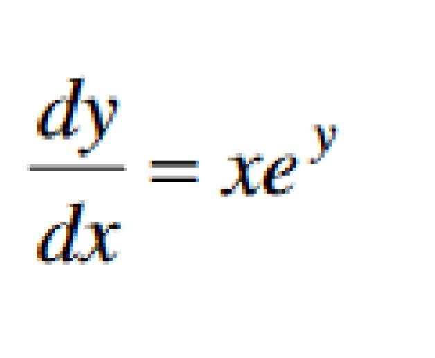 Solved dxdy=xey | Chegg.com