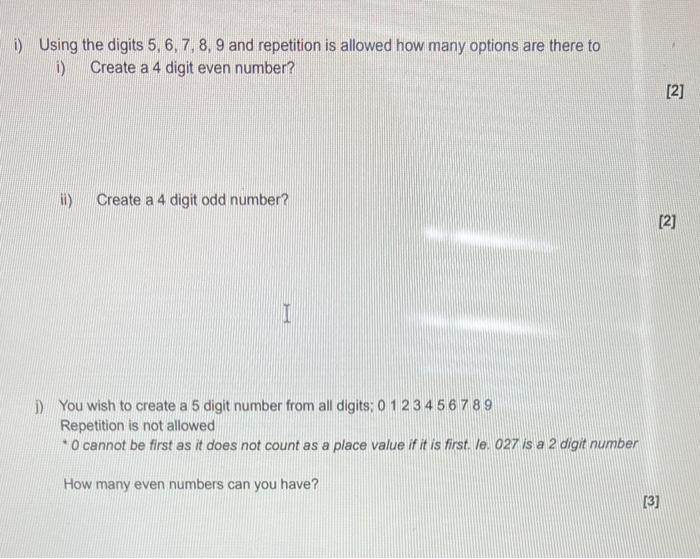 Solved Determine the total number of outcomes/possible | Chegg.com