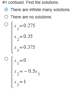 Solved Solve the system of linear equations. 2x+3y=1 | Chegg.com