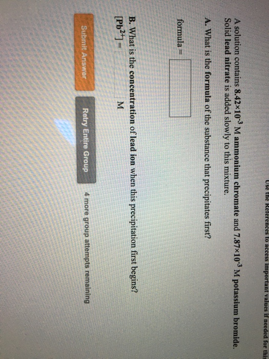 Solved Use the References to access important values if | Chegg.com