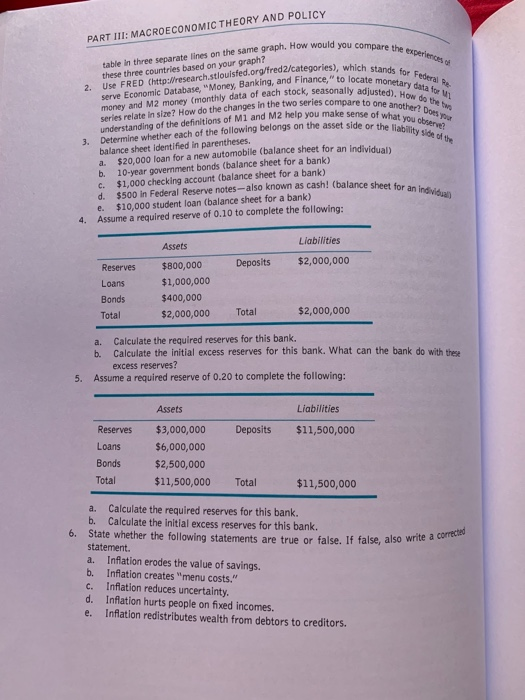 Solved FISCAL POLICY EXERCISES ta in Table 10.1, determine | Chegg.com