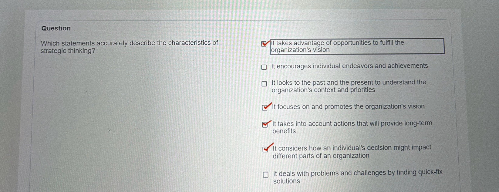 Solved QuestionWhich statements accurately describe the | Chegg.com