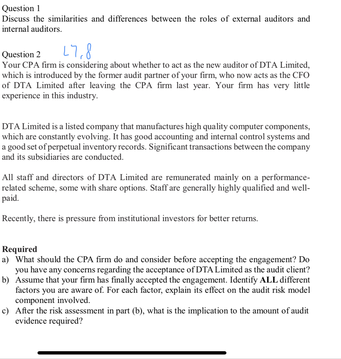 Solved Question 1Discuss the similarities and differences | Chegg.com