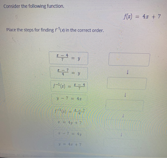 Solved Select the correct answer. What is the inverse of | Chegg.com