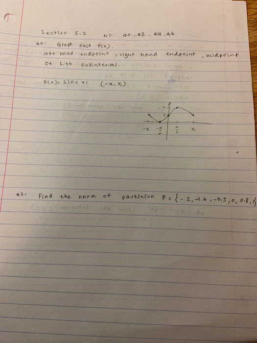 Solved Find left hand endpoint, right hand endpoint, | Chegg.com