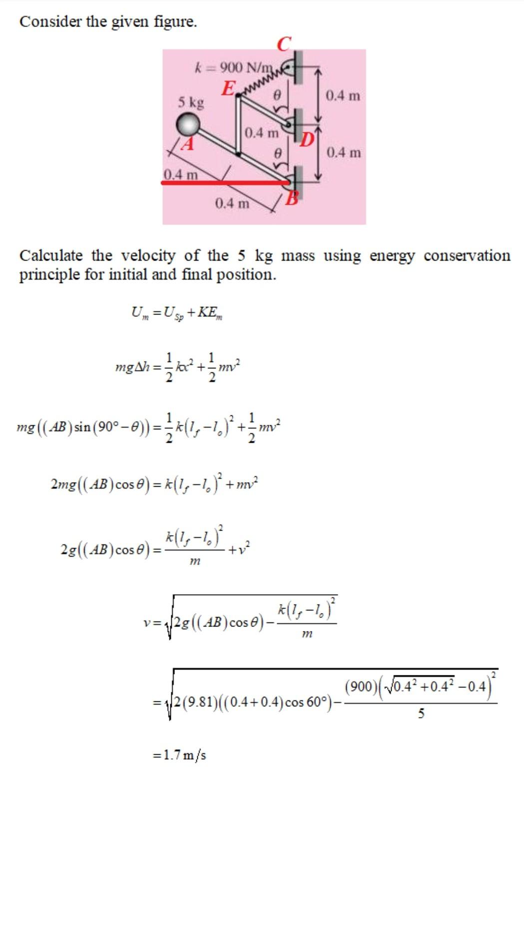 Solved DINAMIK How to get value "Length O @ Lo and Lf in | Chegg.com