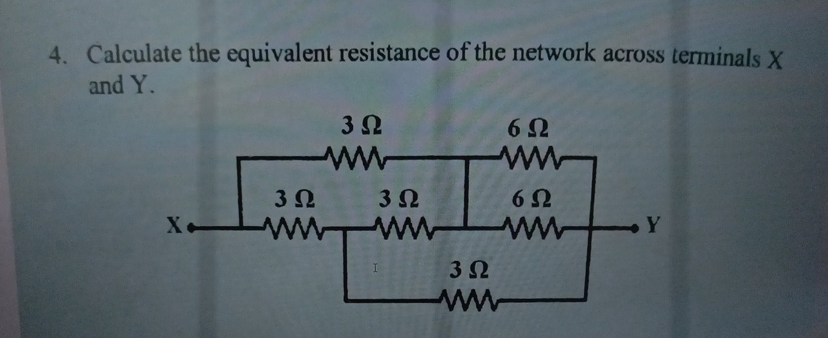 Calculate the equivalent resistance of the network | Chegg.com