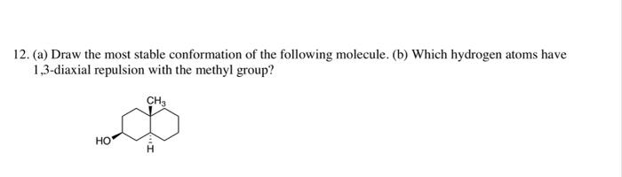 Solved 10. In cis-decaline shown below, are the indicated | Chegg.com