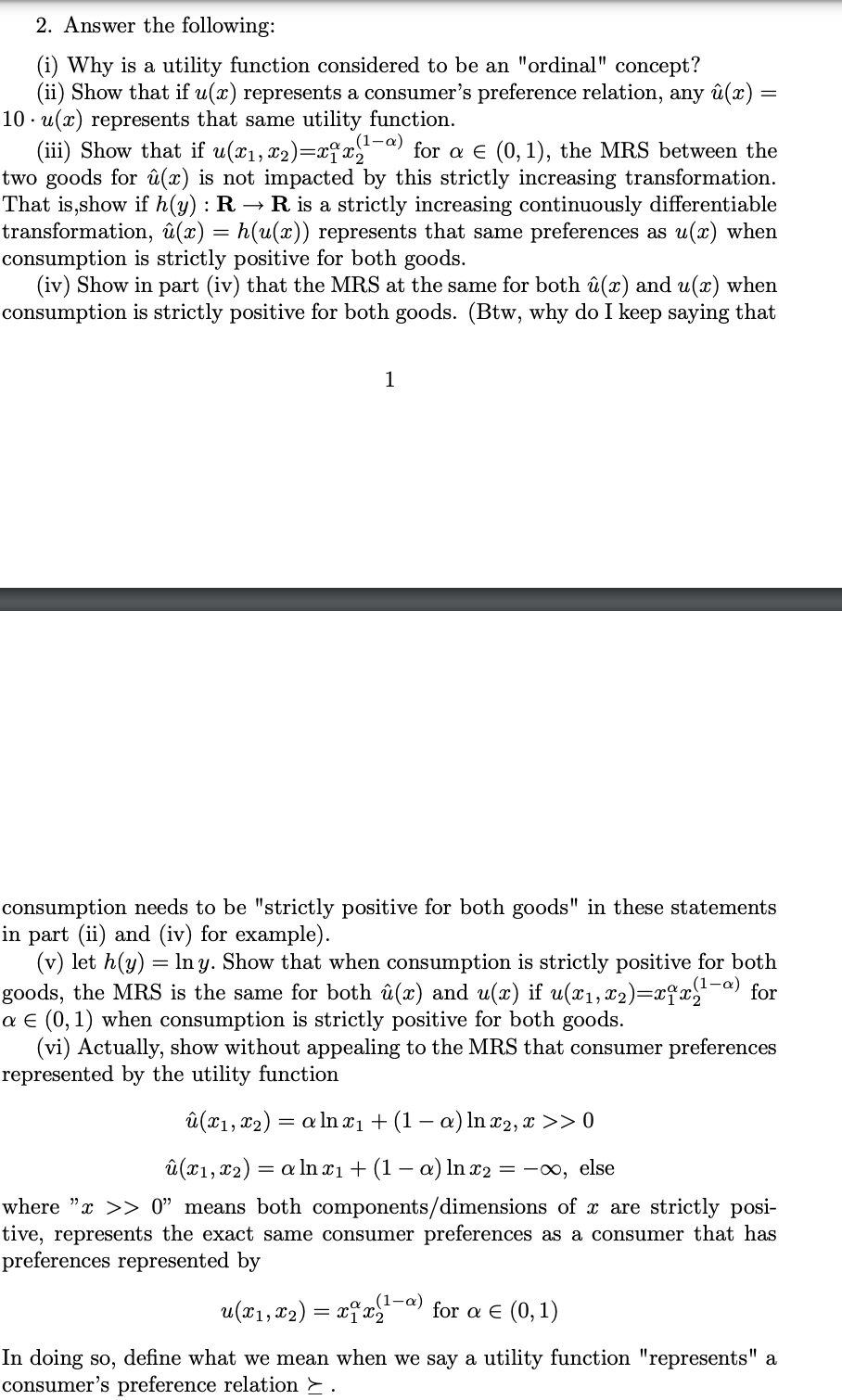 Solved ﻿Answer the following:(i) ﻿Why is a utility | Chegg.com