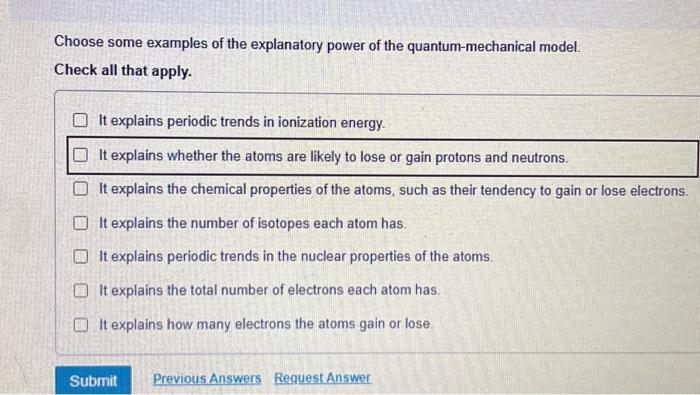 Solved Choose some examples of the explanatory power of the | Chegg.com