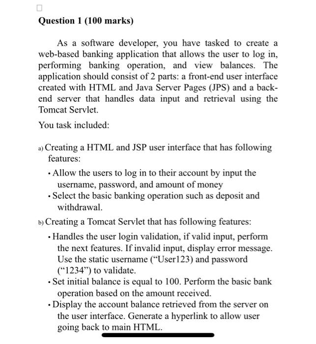 Solved Give Me The Required Java Code And Outputs Using