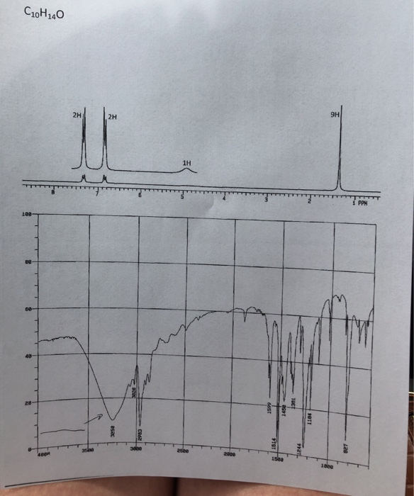 Solved PPM be H6 ter mark TOCI ost PIST AAST 1н 2H esa — re | Chegg.com