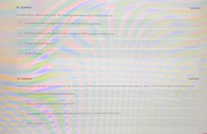 Solved 40 Question Which Of The Following Is True Regarding