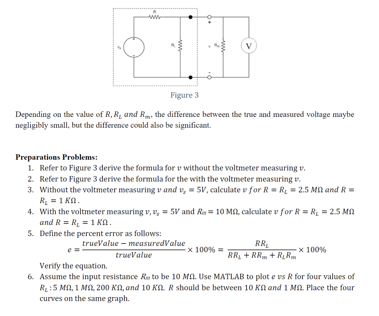 Solved Depending on the value of R,RL ﻿and Rm, ﻿the | Chegg.com