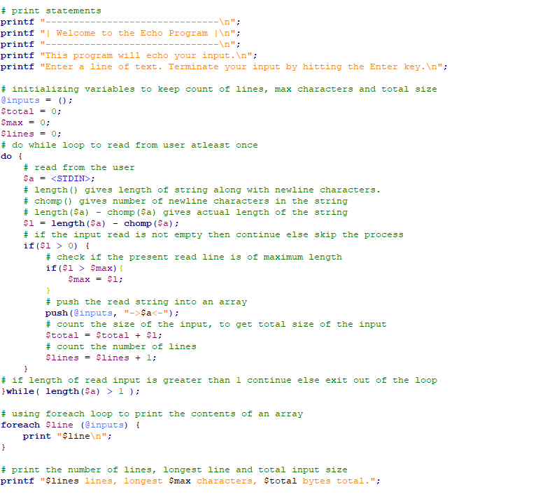 Solved Wrote the beginning part of the script but am unsure | Chegg.com