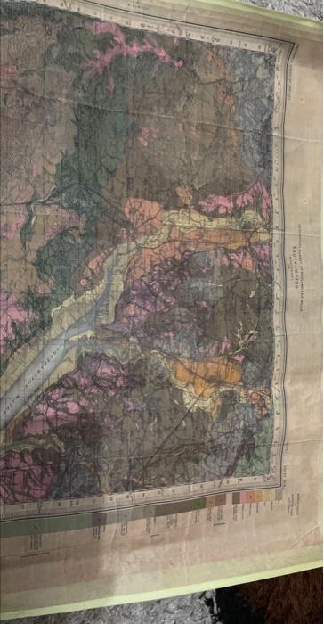 Solved A geologic report on the geological survey (cross | Chegg.com