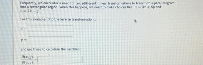 Solved Frequently, we encounter a need for two (different) | Chegg.com