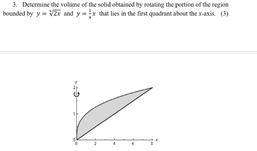 Solved Determine the volume of the solid obtained by | Chegg.com