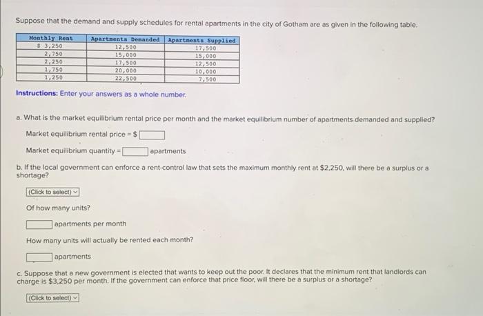 Solved Suppose that the demand and supply schedules for | Chegg.com