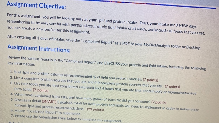 Solved Assignment Objective: For this assignment, you will | Chegg.com
