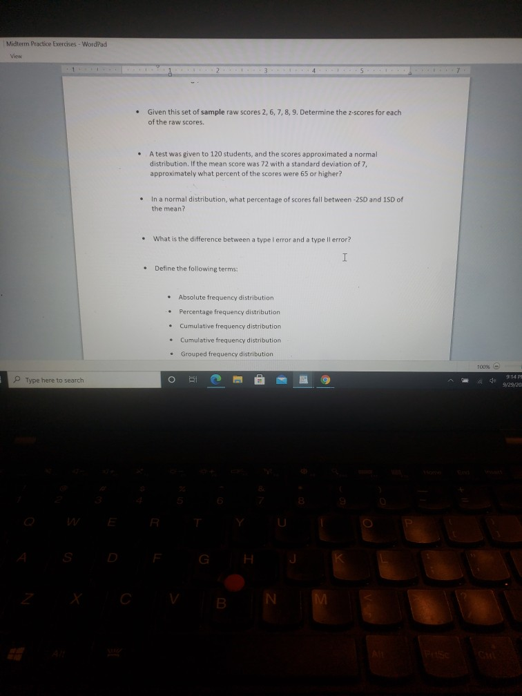 Solved Midterm Practice Exercises - WordPad View Given this | Chegg.com