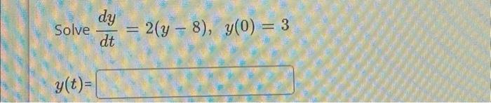 Solved Find a function y(x) such that 3yy′=x and y(3)=11 | Chegg.com