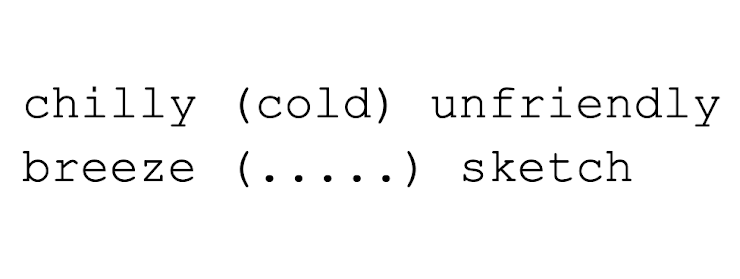 Solved Find the word missing in parentheses in the second | Chegg.com