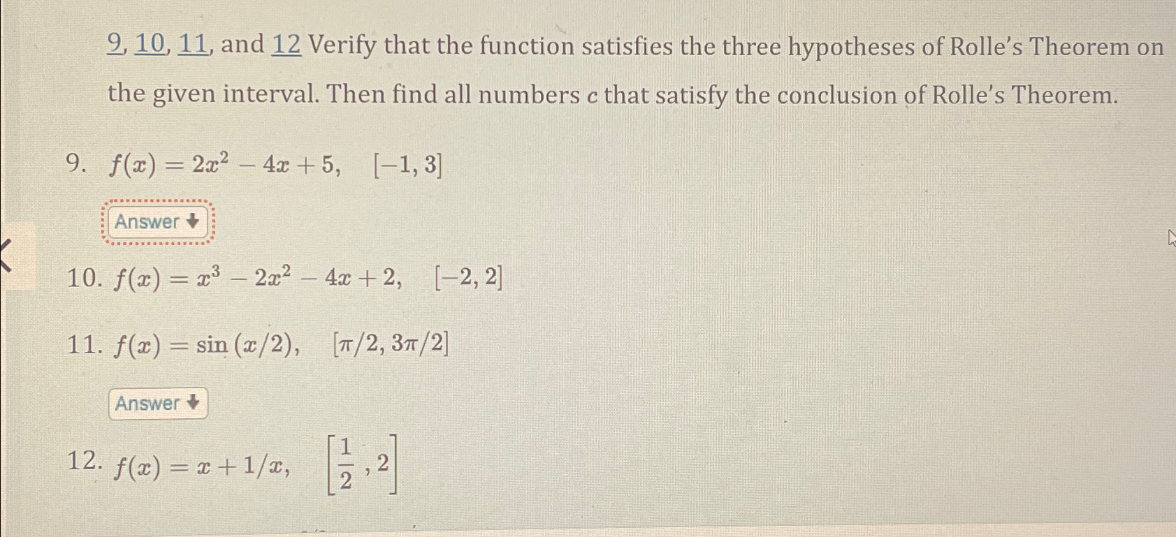 Solved Verify that the function satisfies the three | Chegg.com