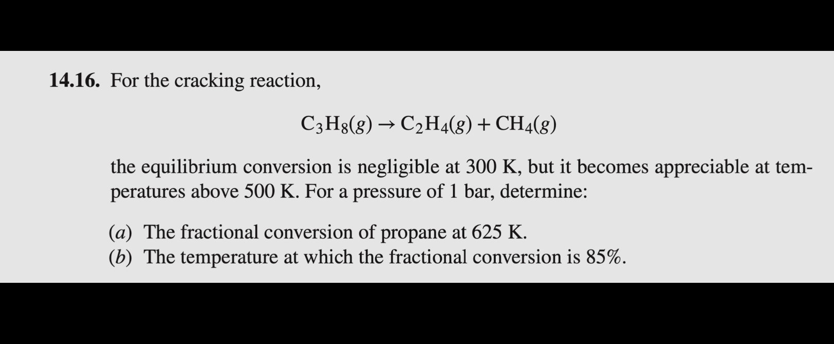Solved 14.16. ﻿For the cracking | Chegg.com