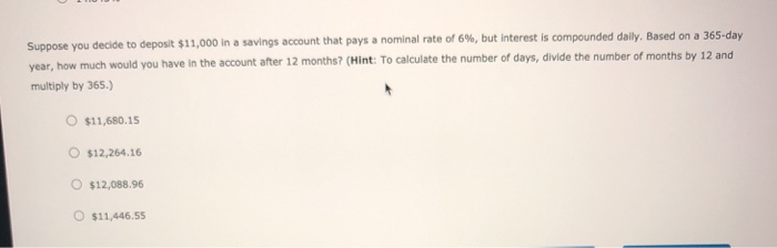 Solved The number of compounding periods in one year is | Chegg.com