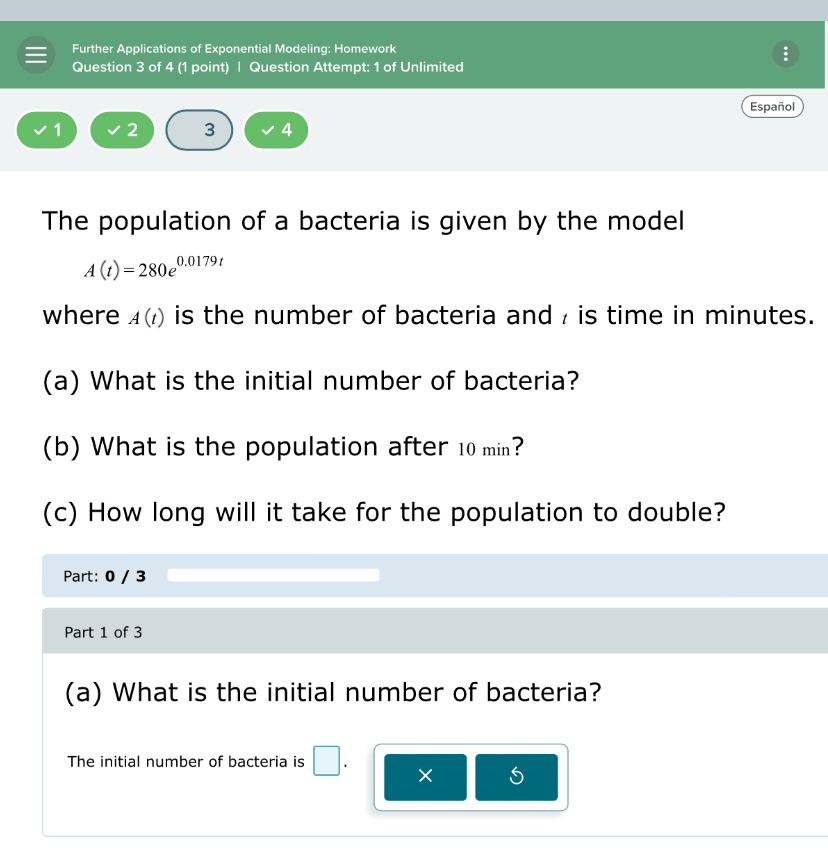 Solved Further Applications of Exponential Modeling: | Chegg.com