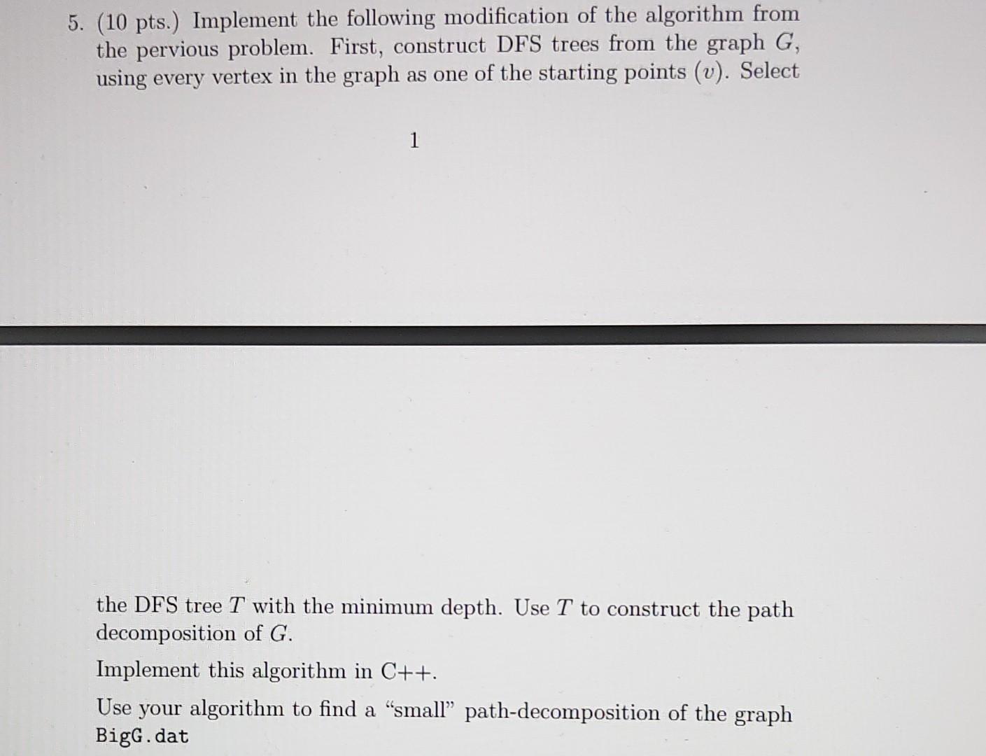 Solved graph is missing-Consider the following algorithm to | Chegg.com