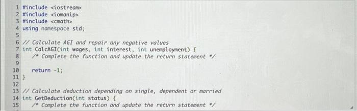 Solved Program Specifications Write a program to calculate | Chegg.com