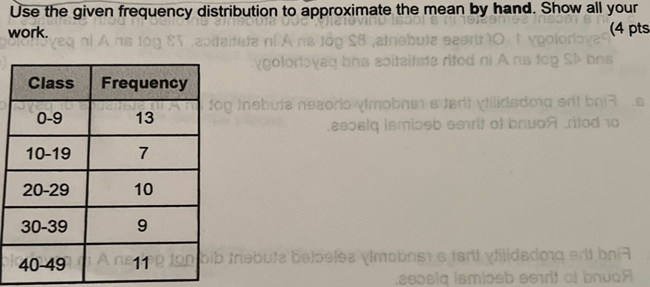 Solved Use the given frequency distribution to approximate | Chegg.com