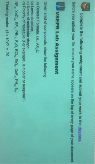 Solved Complete the following assignment and submit your | Chegg.com