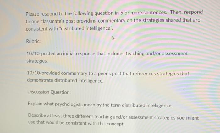 Solved Please respond to the following question in 5 or more | Chegg.com