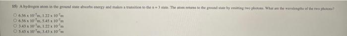 Solved In A Particular Bohr Orbit For An Electron In A Het