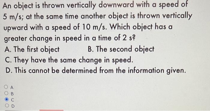 Solved or a falling object on Earth, the acceleration due to | Chegg.com